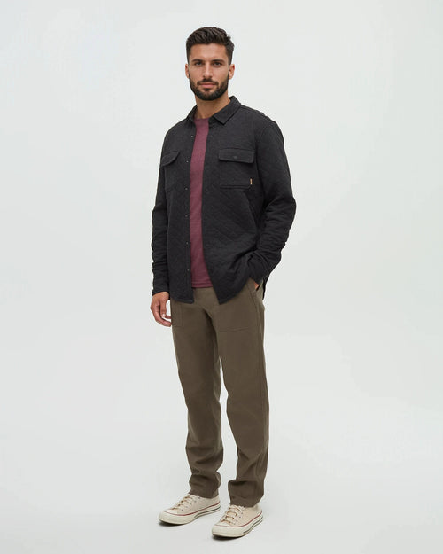 Mens Quilted Colville Shacket | Recycled Materials